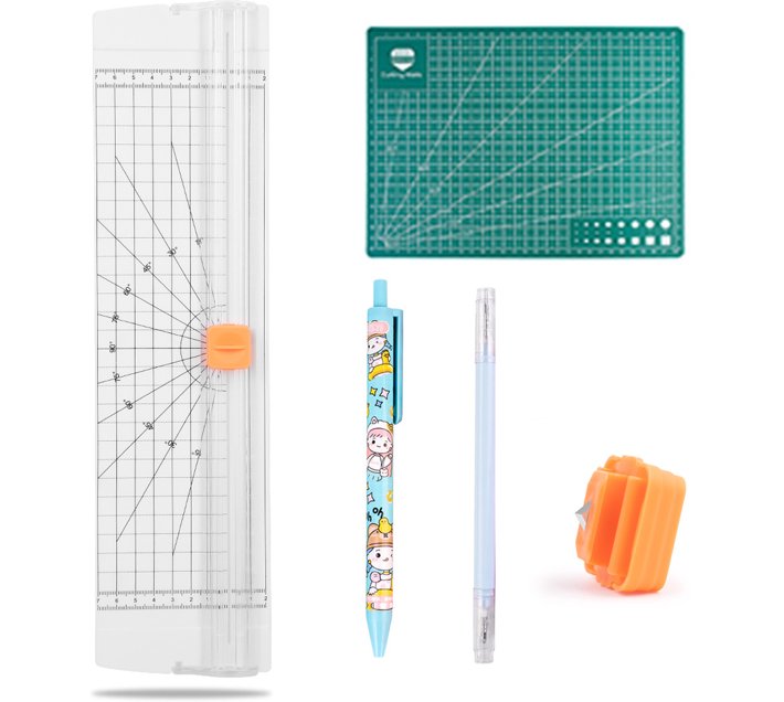 uuname A4 Paper Trimmer Paper Cutter Plus 1 Knife Pen 1 Double Head Pen ...