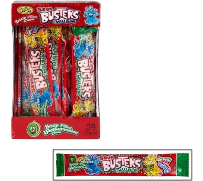 Gordons Sweets Sweet candy gs chew bar watermelon 20g Bag | Makro