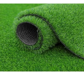 Artificial Grass Green Plastic Carpet (200 cm, X 1000 cm, Rectangle ...