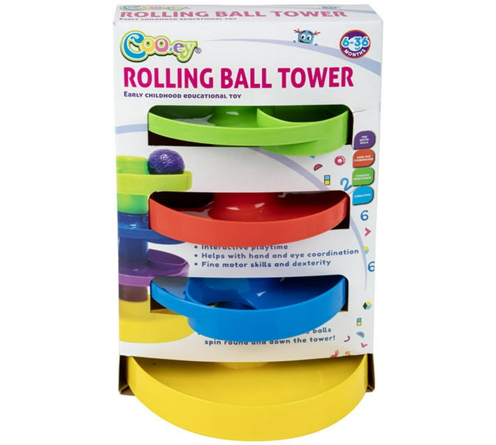 Buy Cooey Baby Toy Educational Play/Learn 4 Tier Ball Drop Colours ...