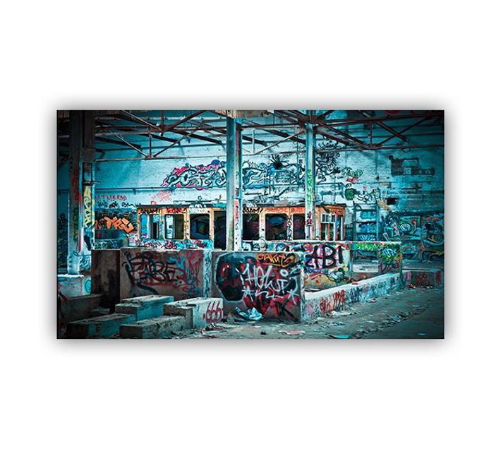Someone’s in a Makro Print on Canvas - Art - Graffiti Mood