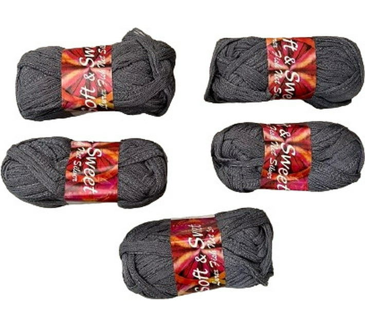 JOST Lurex Fishnet #80 Knitting Wool Art and Craft Kit (Grey) | Makro