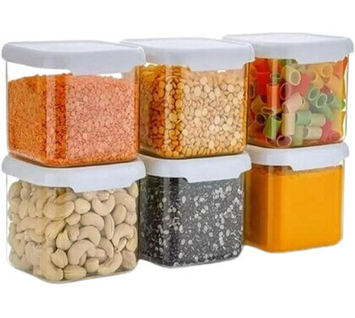 Perfect Dealz Plastic Cereal Dispenser - 1.3 l (Pack of 3, White) | Makro