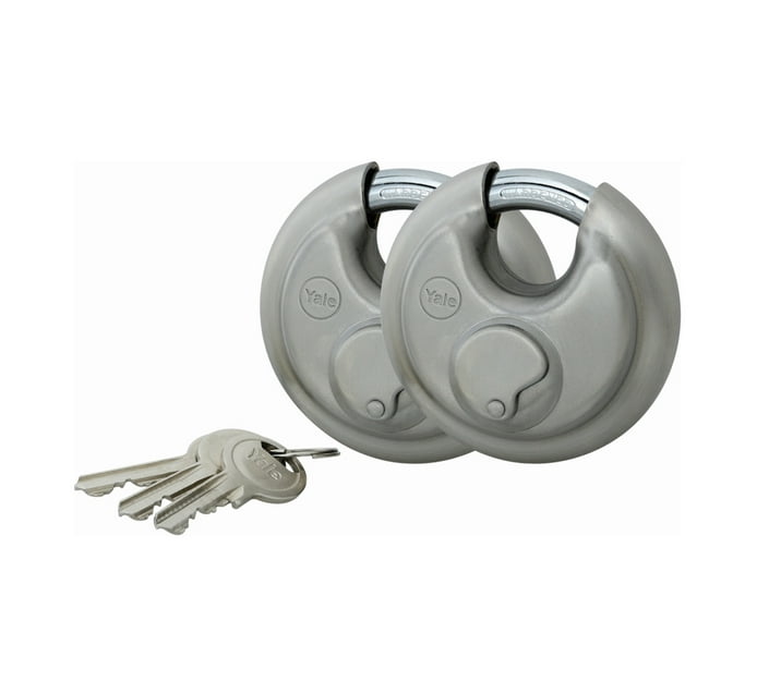 Buy Yale 70 mm Essential Discus Padlocks 2-pack in Bulk | Makro Business