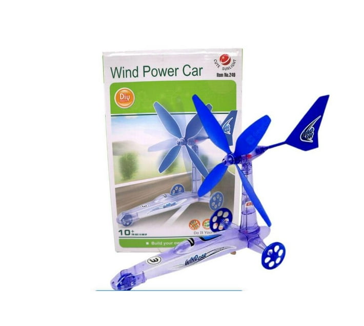 Wind Powered Dragster DIY Build Kit Model Toy | Makro