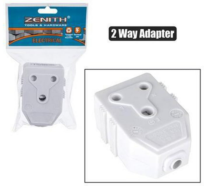 Zenith Electrical 047-000013-H Power Plug (White) | Makro