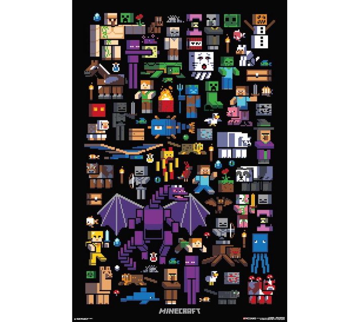 Someone’s in a Makro Minecraft (Mobbery) 61 x 91.5cm Maxi Poster Mood