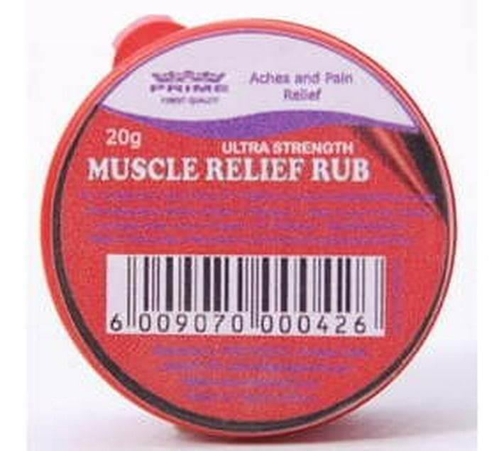 Prime Muscle Relief Ultra Strength Balm Jar Body Pain Relief For Adults ...