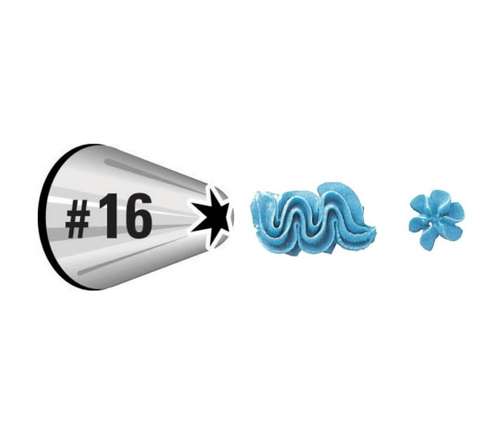 Someone’s in a Makro Wilton #16 Standard Open Star Icing Nozzle ...