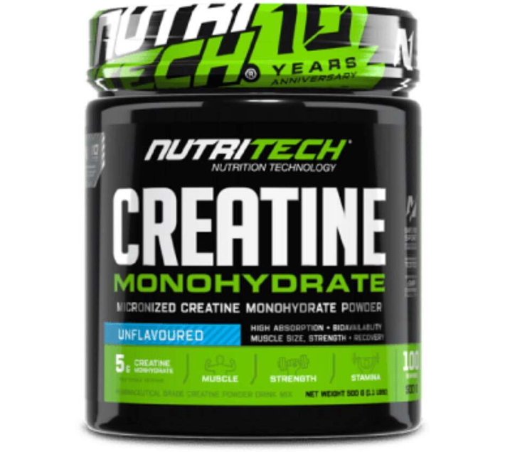 Nutritech Creatine Monohydrate (500 g) | Makro