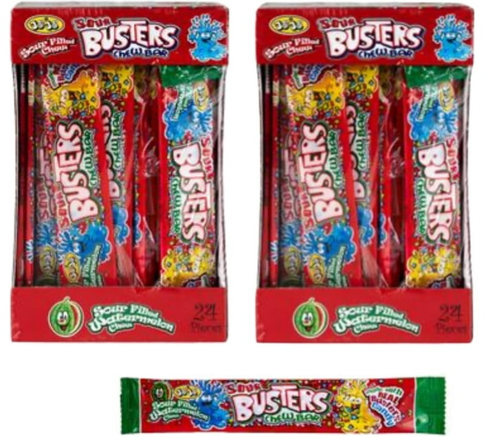 Busters Sweet candy gs chew bar watermelon 20g Pouch (48 x 20 g) | Makro