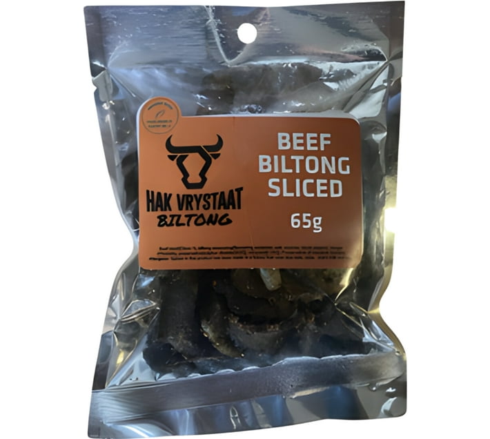 Hak Vrystaat Beef Biltong Sliced 65g (65 g) | Makro