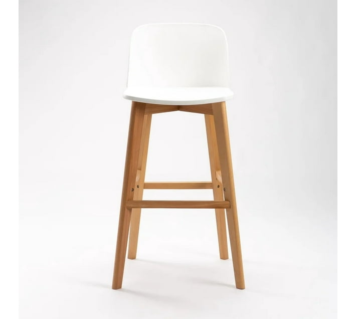 Chartreuse Luxury Wooden Leg Barstool Solid Wood Bar Stool (Finish ...