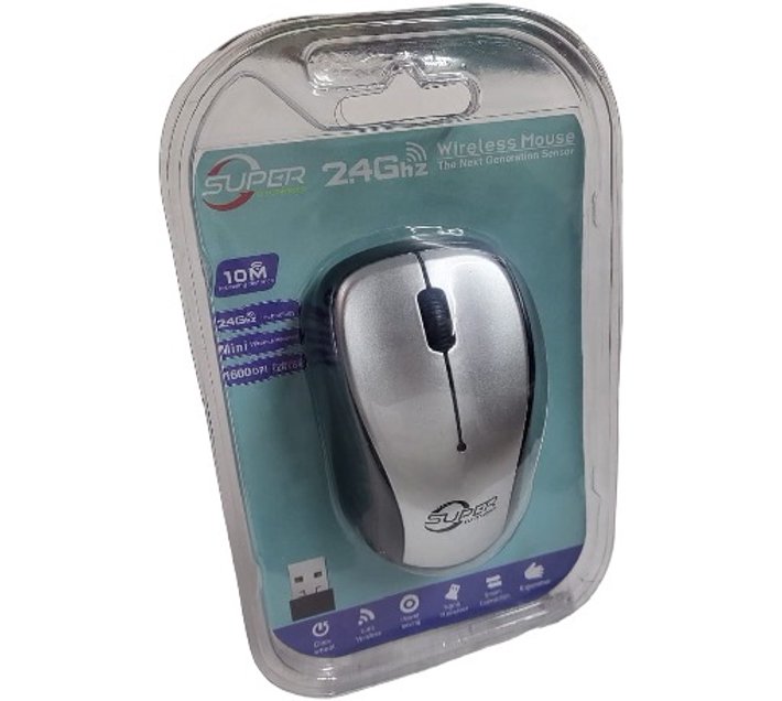 SUPER E SE-M17 Wireless Mouse 1600 Dpi profesional sensor Wireless (2 ...