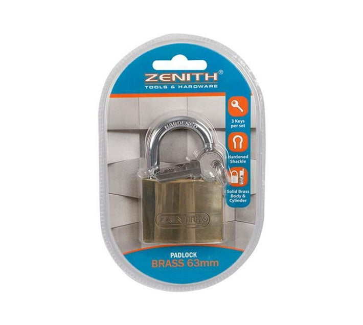 Someone’s in a Makro Padlock Zenith Brass 63mm Carded Mood