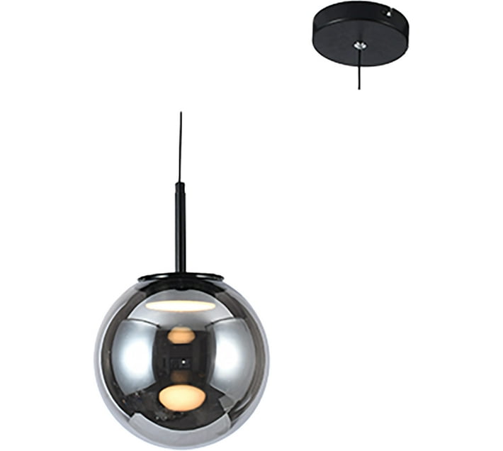 Eurolux P1322 Stainless Steel Ceiling Light LED With Bulb (Black) | Makro