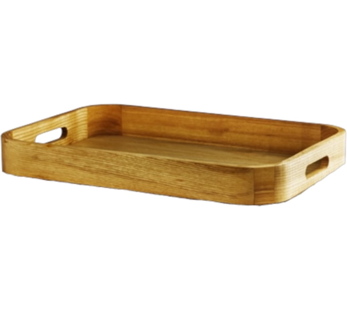 Crockery Centre Tray 45.5X34X4.5Cm Rectagular Wooden Tray () | Makro