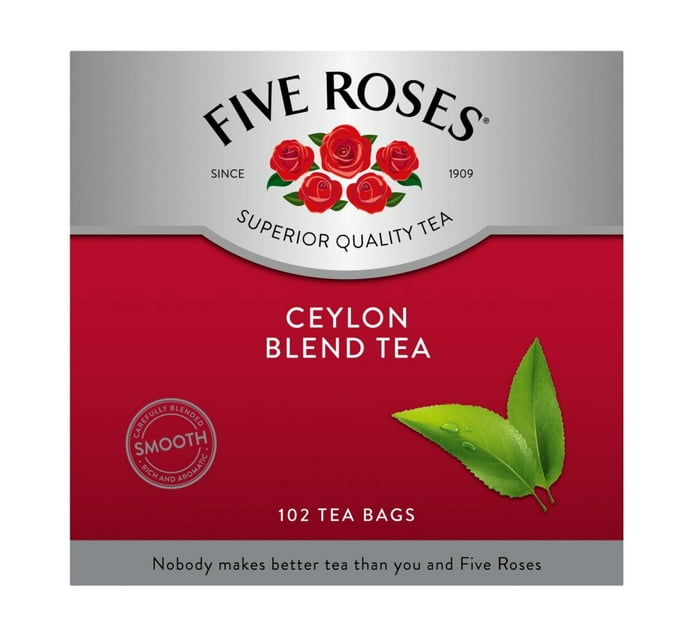 Five Roses Tagless Teabags (1 x 102's) | Makro