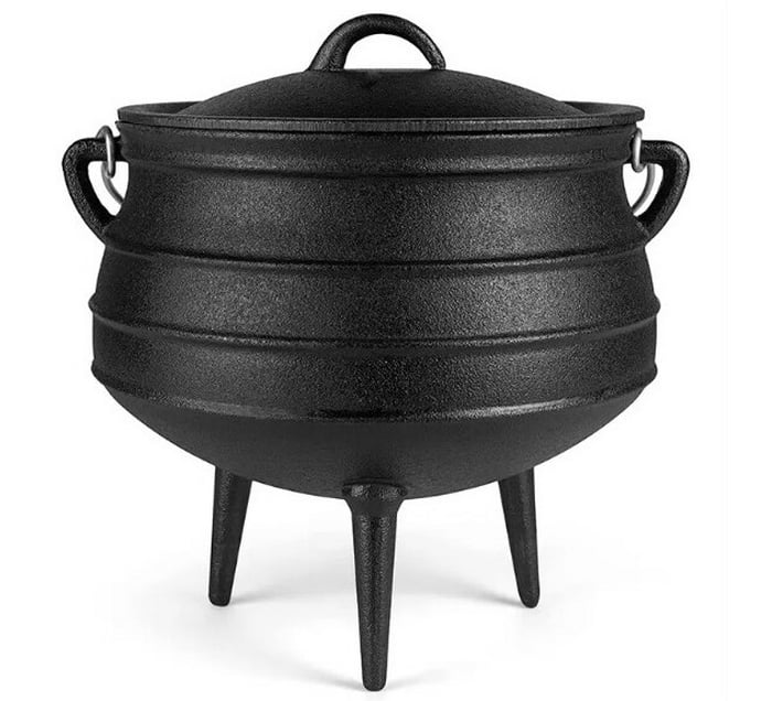 Totally Home TH153 3-Leg 25cm Potjie with Lid 70.5 L capacity 60 cm ...
