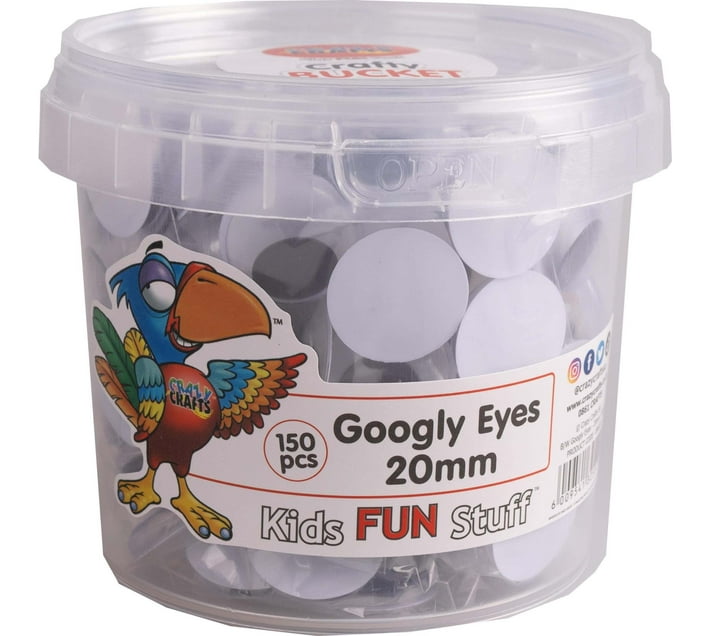 Crazy Crafts eyes - bulk googly eyes 20mm (Multicolour) | Makro