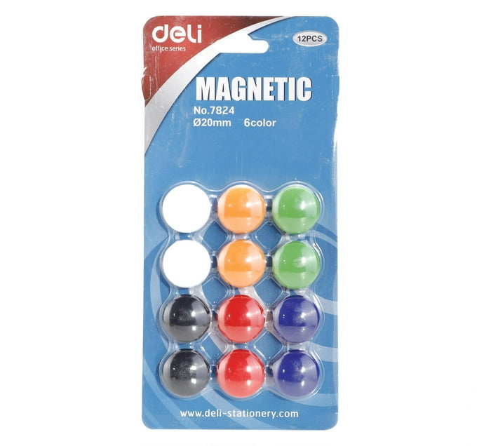 Whiteboard Magnets 20mm (12pcs) | Makro