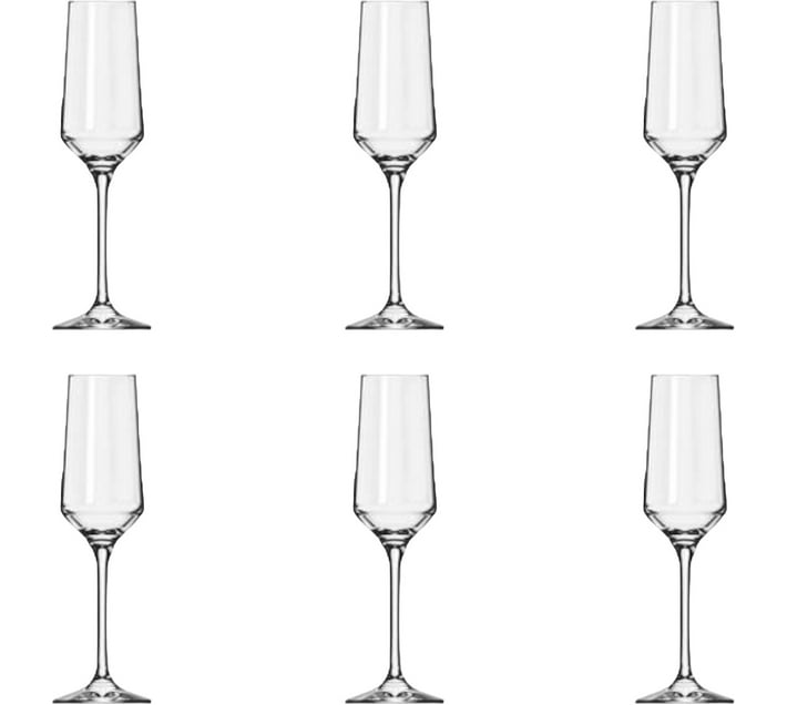 Crockery Centre (Pack of 6) 27072 Champagne Glass Set | Makro