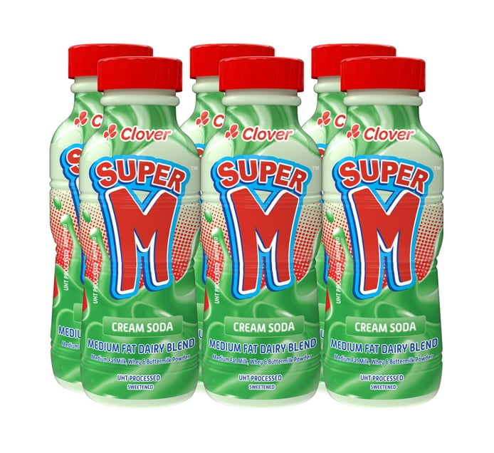 Buy Clover Super M Flavoured Long Life Milk Cream Soda in Bulk | Makro ...