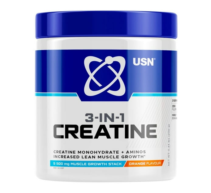 USN 200g 3-In-1 Creatine Unflavoured | Makro