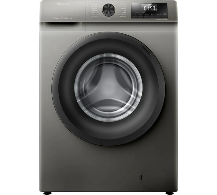 Buy Hisense 8 kg Fronloader washing machine WFQP8012VMT - Grey () in ...