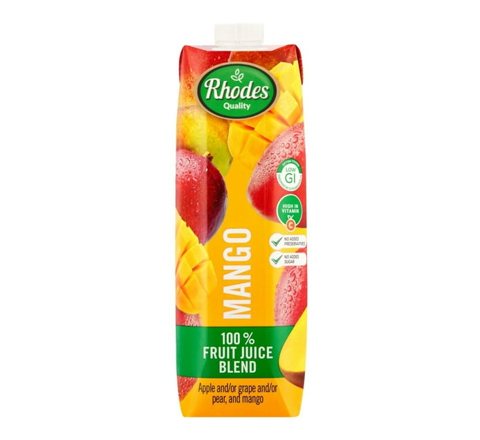 Rhodes Rhodes Fruit Juice 100% 1lt, Mango Mango (1lt) | Makro