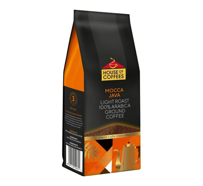 Buy House Of Coffees Pure Ground Coffee Mocca Java (1 x250g) in Bulk ...