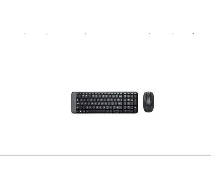 Logitech 3456789 Wireless Desktop Keyboard (Black) | Makro