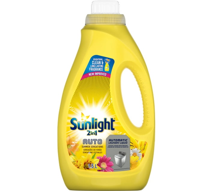Buy Sunlight 2 In 1 Auto Liquid Detergent Summer Sensations Washing ...