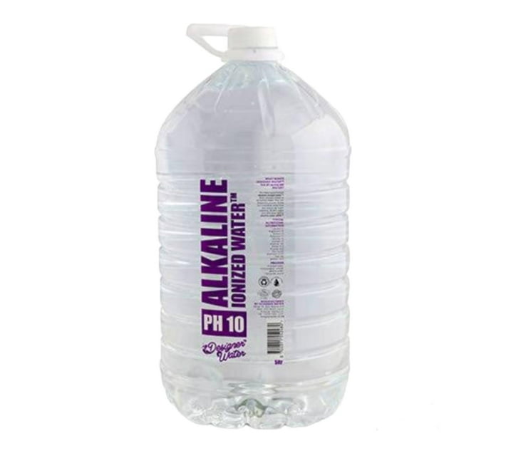 Alkaline PH 10 ionized still water 5liters | Makro