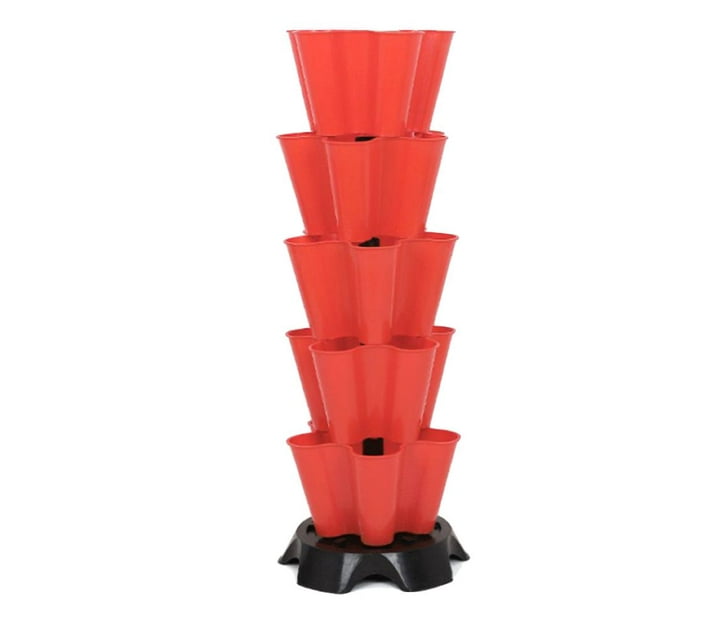 Someone’s in a Makro Garden Vertical Flower Stacking Pot - 5 Layer ...