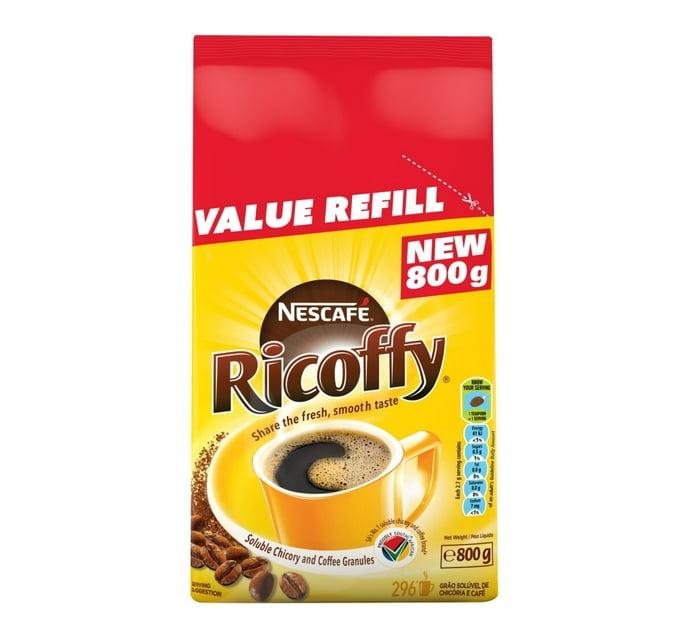 Nescafe Ricoffy Coffee Value Refill (12 x 800g) | Makro