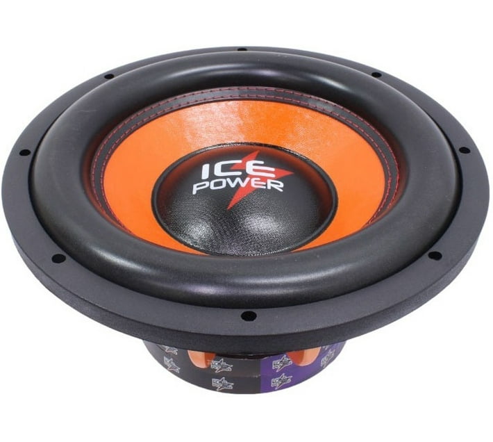 Ice Power IPS-130D4 Subwoofer Rear Deck Mounted Round Car Speaker ...