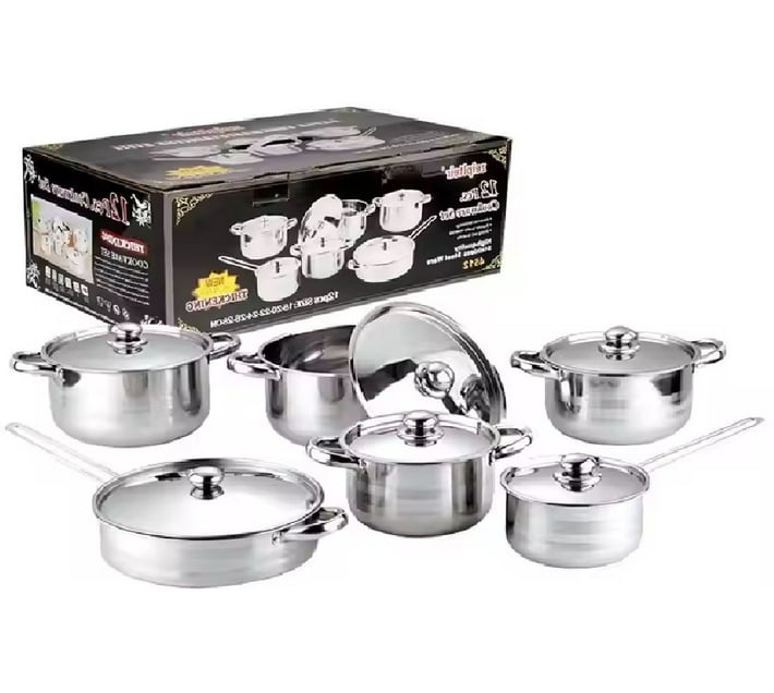ZEIPLTEIR Z12 Steel Cookware Set (12 - Piece) | Makro