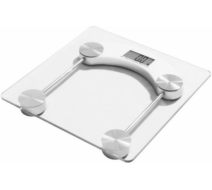 Casa Electronic Bathroom Body Weight Glass Scale - Square Edge Digital ...