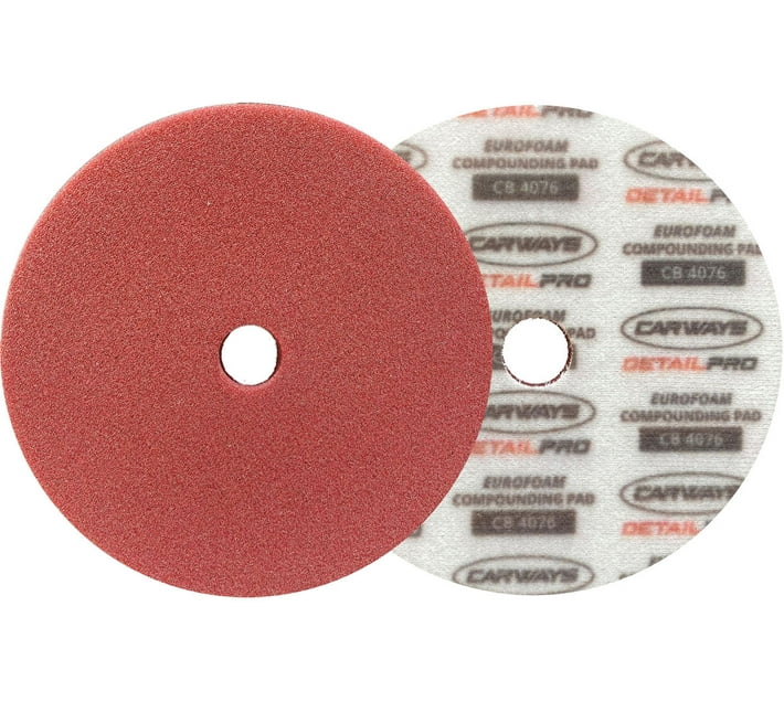 CARWAYS Eurofoam "6" Compounding Pad Rotary & DA Vehicle Washing Liquid ...