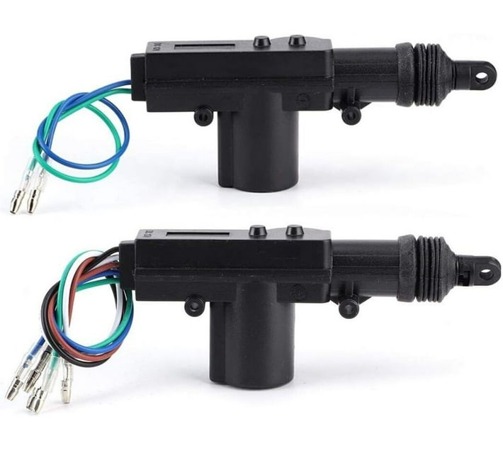 Car Central Stainless Steel Polished Electronic Locks (Black) | Makro