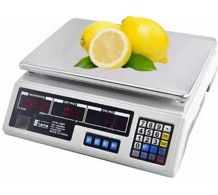 Generic Digital Scale Digital Counter Weighing Scale (Silver) | Makro