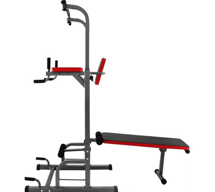GYM EQUIPMENT Fitness Workout Station - Power Tower Multi-training Bar ...