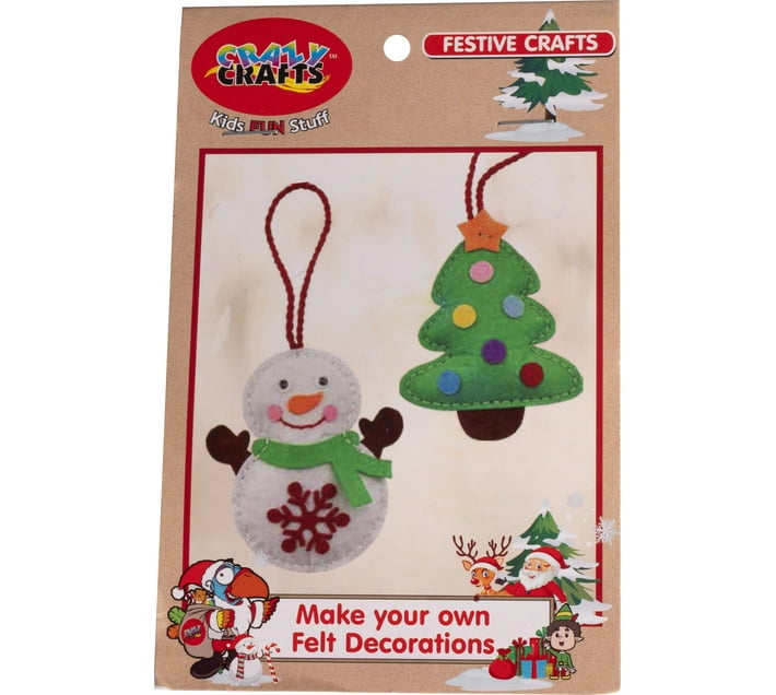 Crazy Crafts Make your own felt decorations Do-it-yourself Kits Art and ...