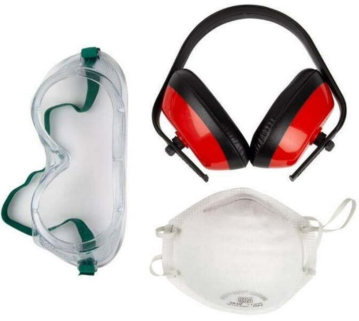 Kaufmann PPE Basic Kit No 1 Half Mask (Free Size, Pack of 1, 1 Ply) | Makro