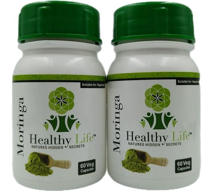 Healthy Life Products Healthy Life - Moringa Capsules - 60's x 2 (2 x ...