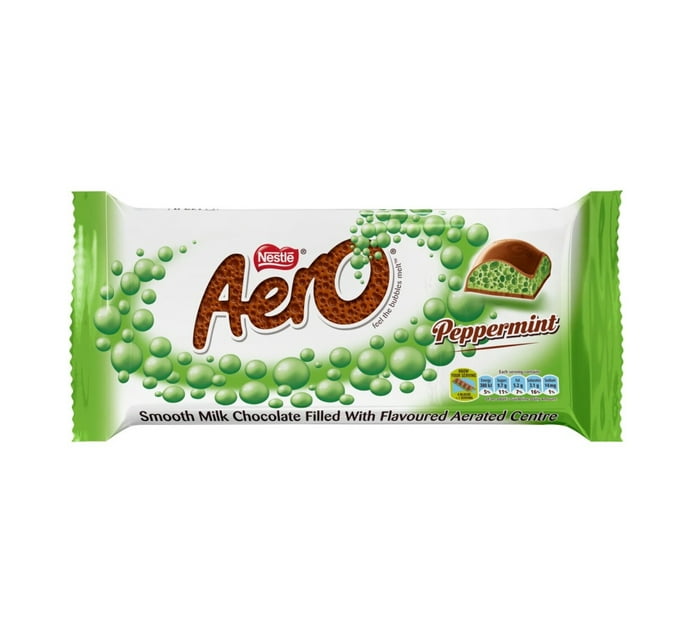 Buy Nestle Aero Chocolate Slab Peppermint (24 x 135g) in Bulk | Makro ...