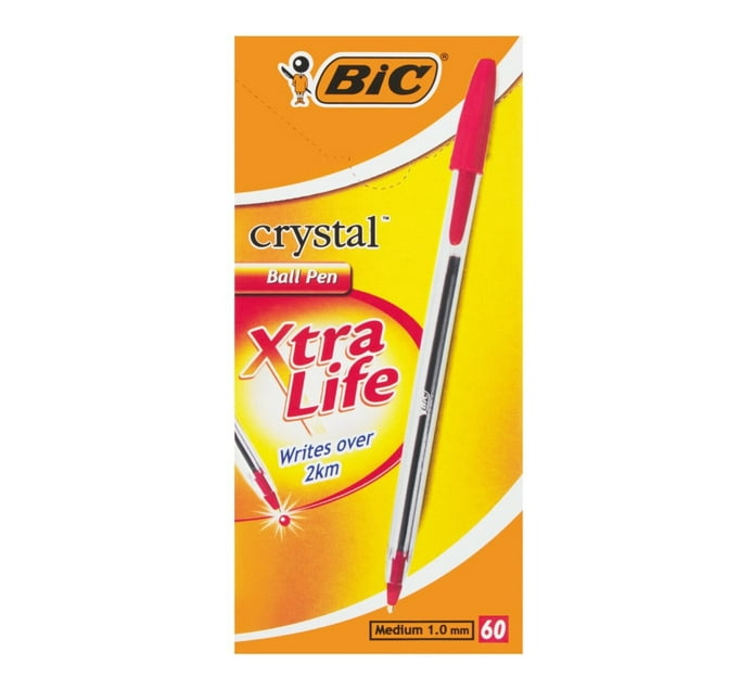 BIC Crystal Xtra Life Ball Pen (60 Pack) | Makro