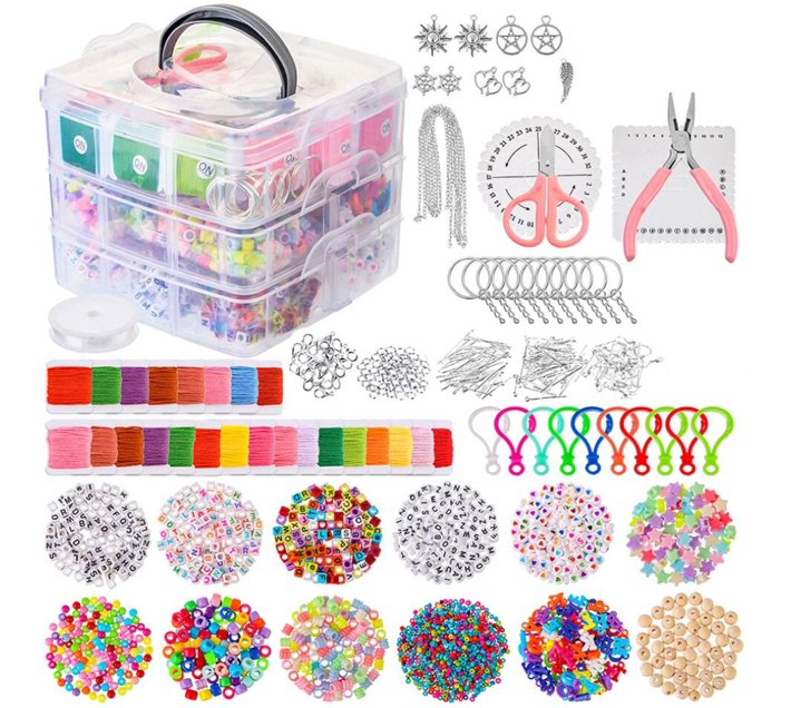 The Good Sport Craft Embroidery/Beading Jewellery Making Kit with ...