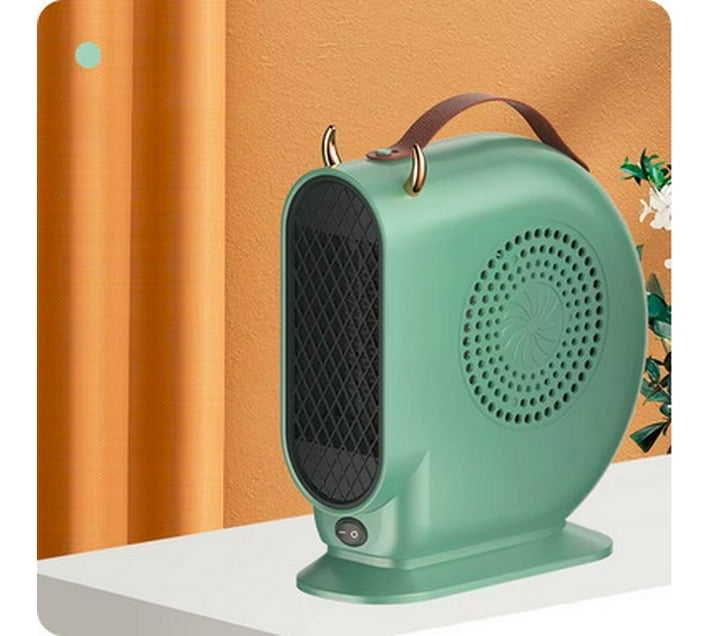 Generic Fan Electric Heater Fan Heater Suitable for Bedroom (Green) | Makro